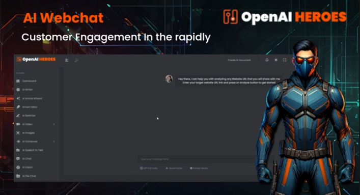 AI WEBCHAT - OpenAi Heroes